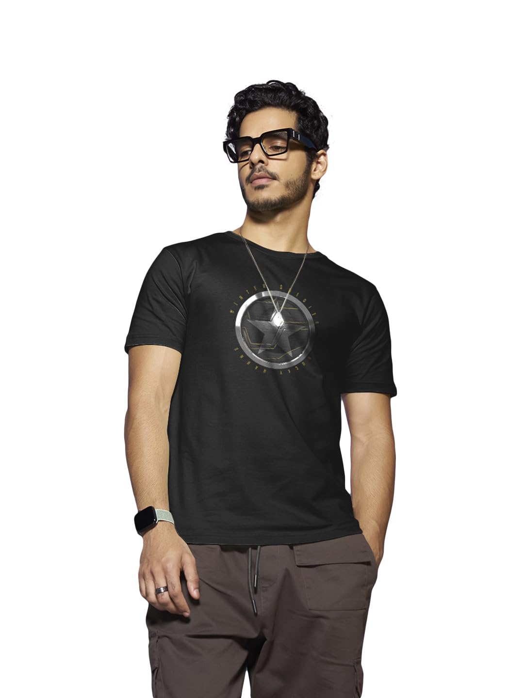 Bewakoof Mens Winter Soldier Sigil 100% Cotton T-Shirt - Regular Fit ...