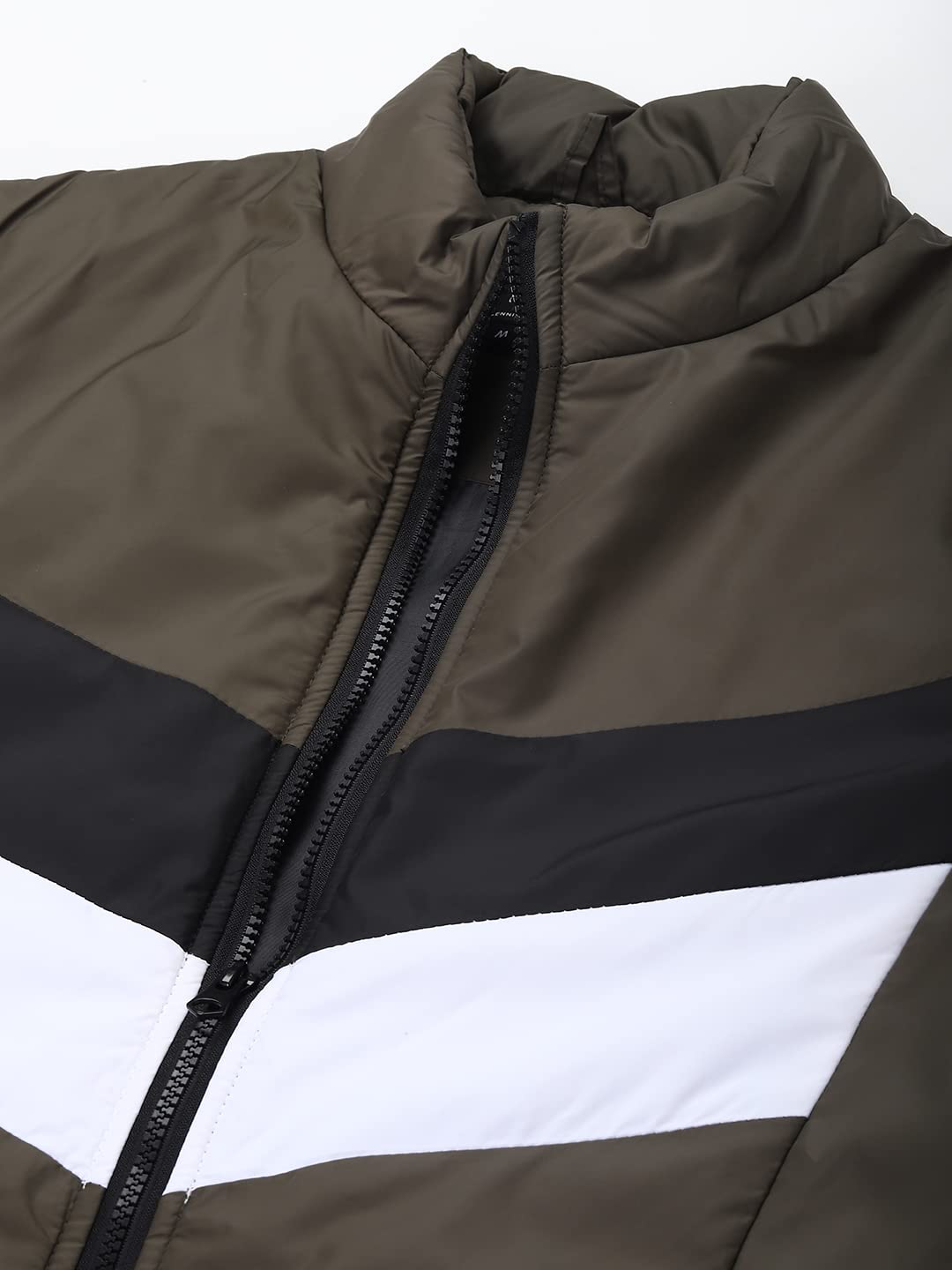 Dennis Lingo MenS Colorblocked Long-Sleeve Regular Fit Puffer Jacket ...
