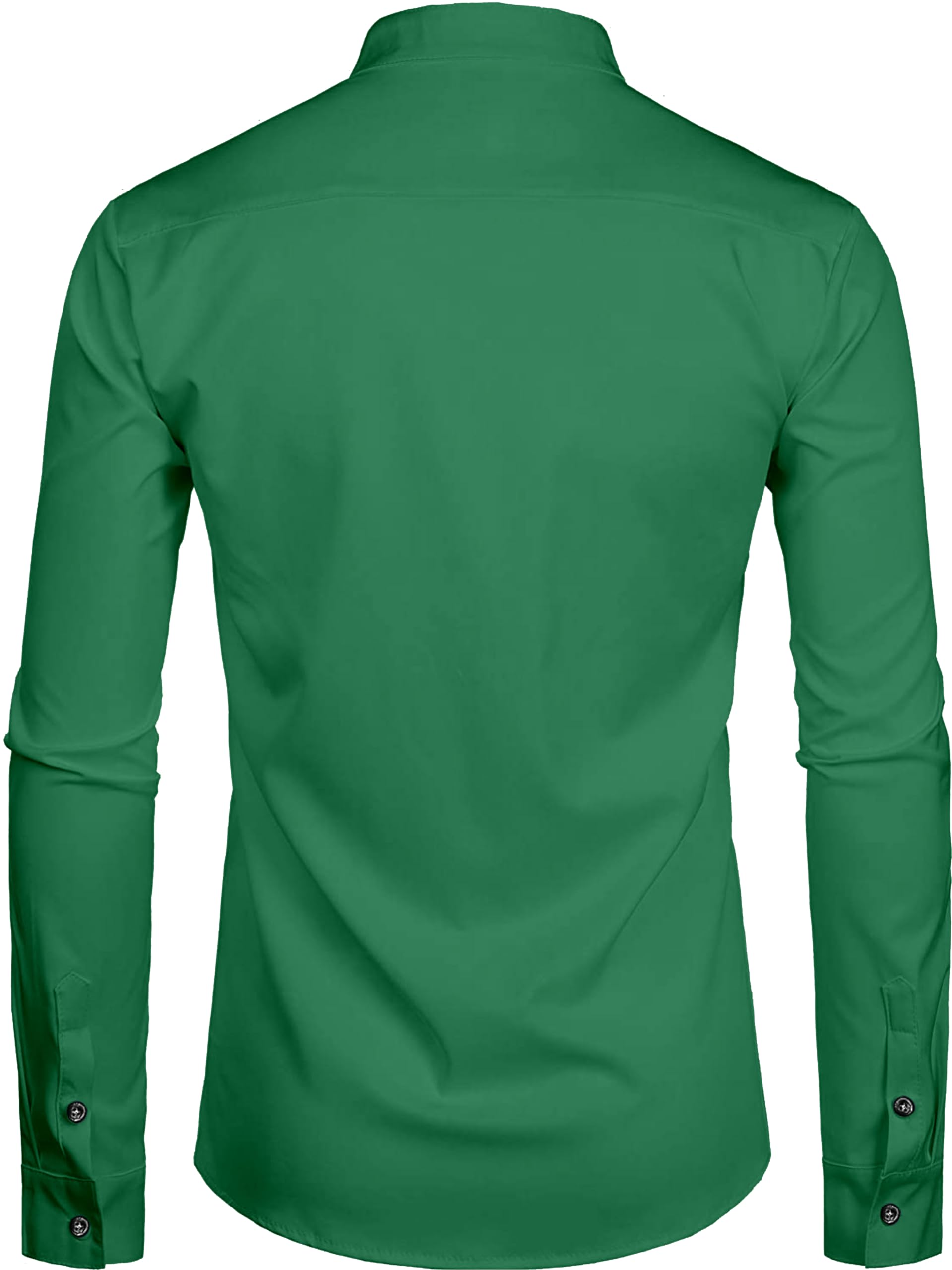 Mildin MenS Regular Cotton Blend Light Green Slim Fit Solid Button Down ...