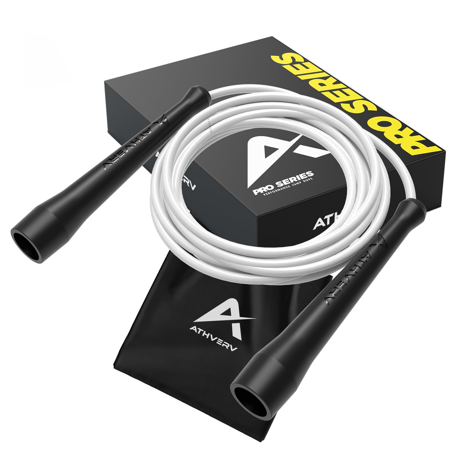 Athverv Pro Boxer Jump Rope, Speed Skipping Rope for Boxing Workout ...